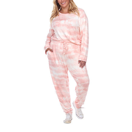 Click here for White Mark Plus Size Lounge Set  2-Piece - Pink prices