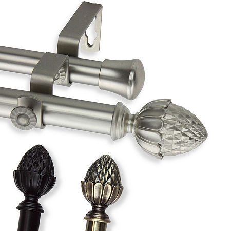 Click here for Rod Desyne Double 13/16 Adjustable Curtain Rod wit... prices