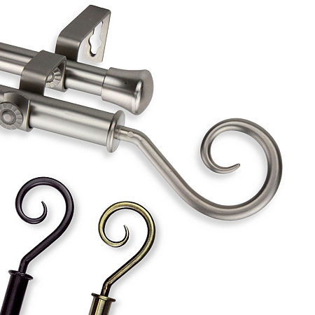 Click here for Rod Desyne Double 13/16 Adjustable Curtain Rod wit... prices