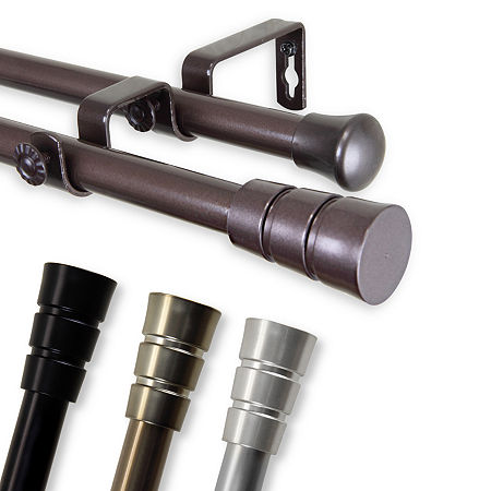 Click here for Rod Desyne Rio 13/16 Adjustable Double Curtain Rod... prices