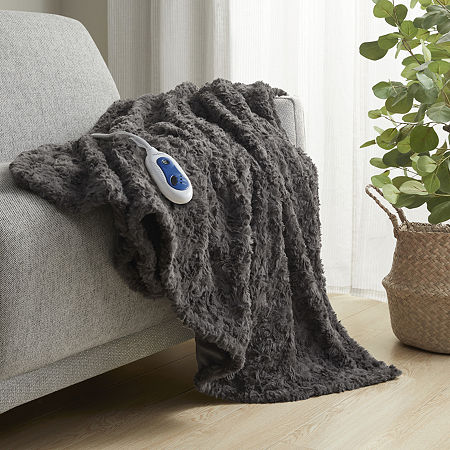 Click here for Beautyrest Zuri Electric Faux-Fur Throw  50 x 70 -... prices
