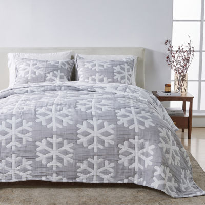 Linery Reversible Sticthed Quilt Set - JCPenney