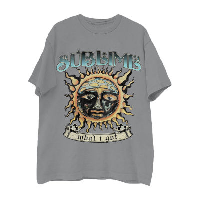 Mens Short Sleeve Sublime Graphic T-Shirt, Color: Lt Grey - JCPenney