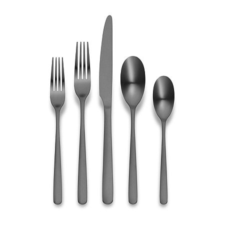 Ornative Aabbye 20 Piece Flatware Set  Service for 4 - Black