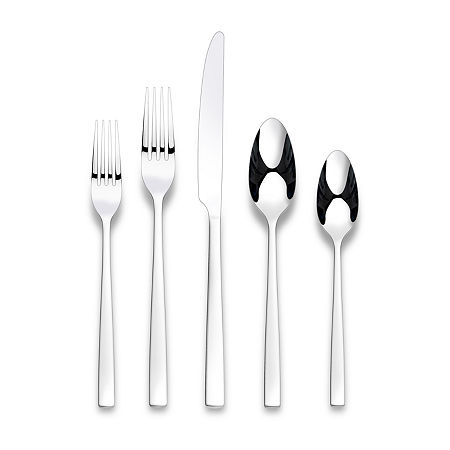 Ornative Lola Mirror 20 Piece Flatware Set  Service for 4 - Silver