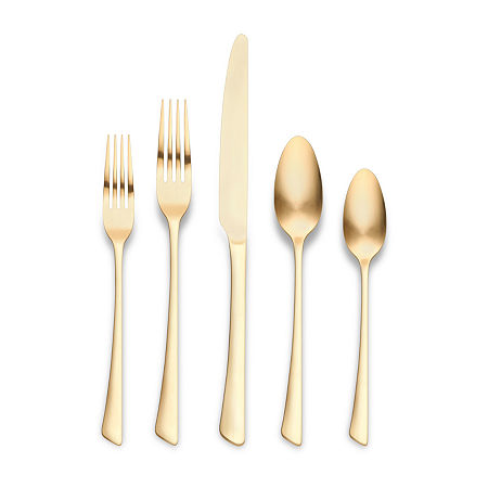 Ornative Abril 20 Piece Flatware Set  Service for 4 - Gold