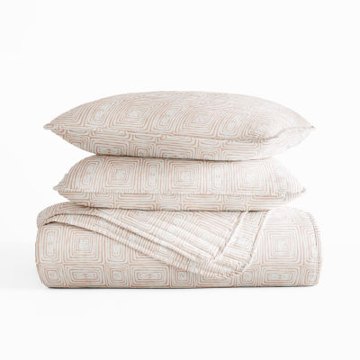 3 Piece All Season Lightweight Pattern Quilt Set - JCPenney