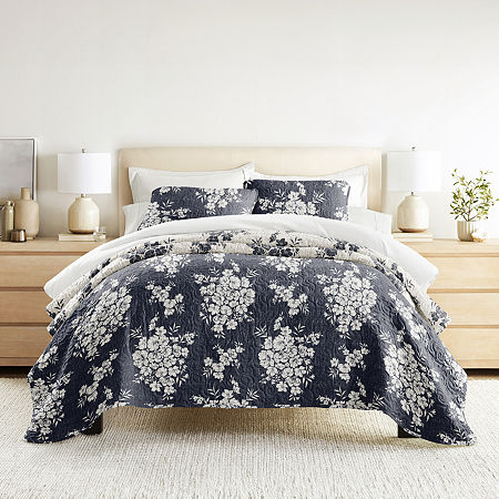 Click here for ienjoy Home Distressed Bouquet Reversible 3-Pc. Qu... prices