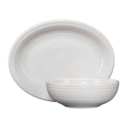 Click here for Fiesta Bistro 2-pc. Serving Set  One Size  White prices