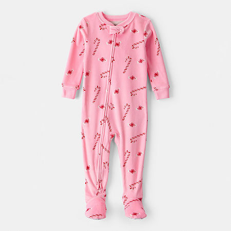 Click here for Carters Family Matching Candy Cane Baby Girls Foot... prices