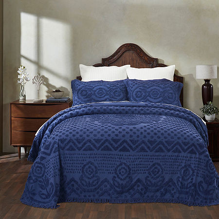 Click here for Better Trends Heirloom Bedspread Set  One Size  Bl... prices