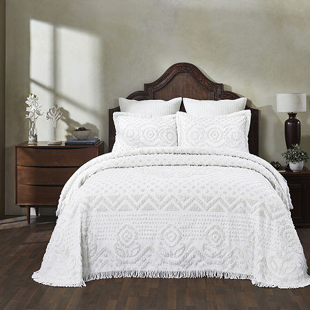 Click here for Better Trends Heirloom Bedspread Set  One Size  Wh... prices