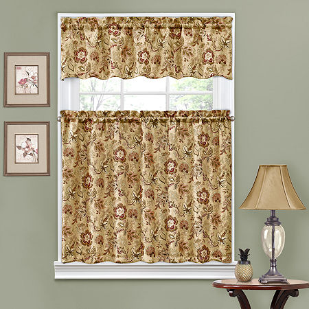 Click here for Waverly Navarra 3-pc. Curtains & Drapes Window Set... prices