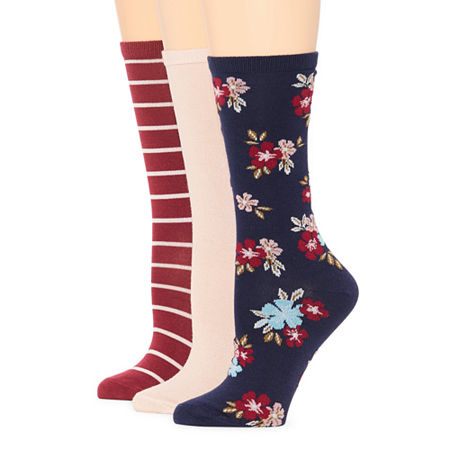 Click here for Mixit Everyday Essential Womens 3 Pair Crew Socks... prices