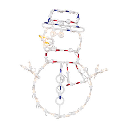Click here for Northlight Lighted Snowman Christmas Window Decor... prices