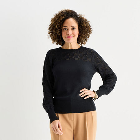 Click here for Liz Claiborne Womens Crew Neck Long Sleeve Pullove... prices