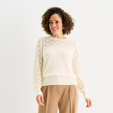 Click here for Liz Claiborne Womens Crew Neck Long Sleeve Pullove... prices