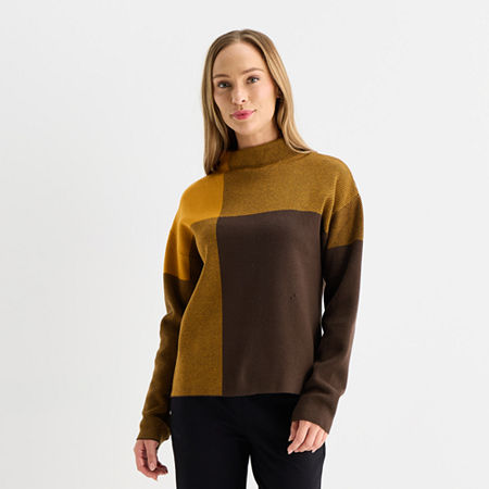 Click here for Liz Claiborne Womens Mock Neck Long Sleeve Pullove... prices