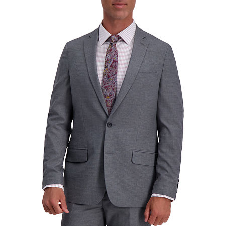 Click here for Haggar JMH Plaid Mens Stretch Fabric Slim Fit Suit... prices
