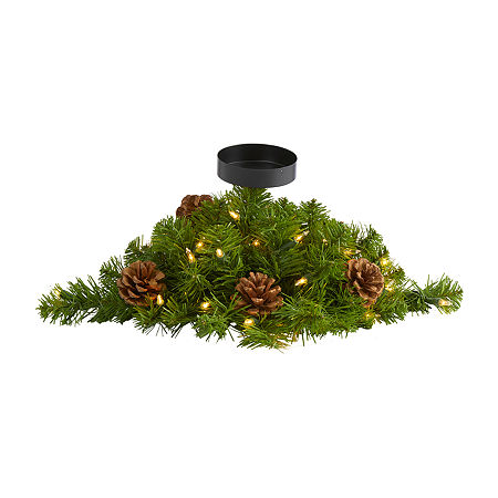 Click here for Nearly Natural 16in. 35 Lights And Pine Cones Ligh... prices