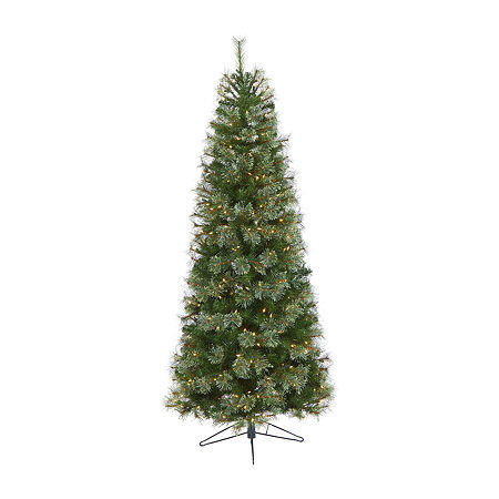 Click here for Nearly Natural 6 1/2 Foot Cashmere Slim Pine With... prices