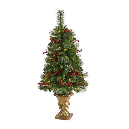 Click here for Nearly Natural 4 Foot Pine In Decorative Urn With... prices