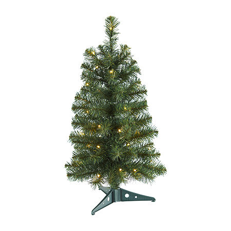 Click here for Nearly Natural 2 Foot Pine Pre-Lit Christmas Tree... prices