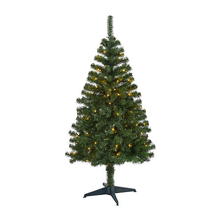 Click here for Nearly Natural 5 Foot Northern Tip Pine With 150 C... prices