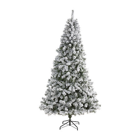 Click here for Nearly Natural 8 Foot West Virginia Flocked Fir Ch... prices