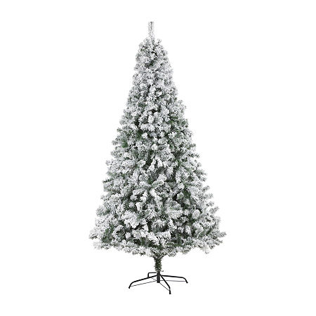 Click here for Nearly Natural 8 Foot Rock Springs Flocked Spruce... prices