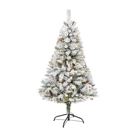 Click here for Nearly Natural 5 Foot White River Mountain Flocked... prices