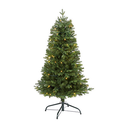 Click here for Nearly Natural 4 Foot Vermont Fir With 100 Clear L... prices
