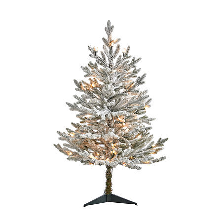Click here for Nearly Natural 3 Foot Flocked Fraser Fir With 481... prices