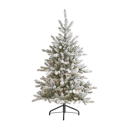 Click here for Nearly Natural 5 Foot West Virginia Flocked Spruce... prices