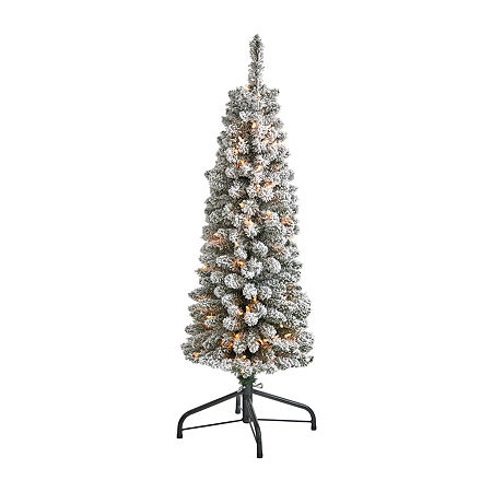 Click here for Nearly Natural 4 Foot Flocked Pencil Pine With 216... prices