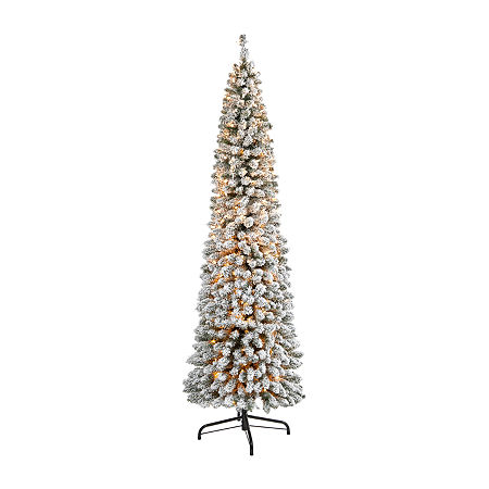 Click here for Nearly Natural 7 Foot Flocked Pencil Pine With 574... prices