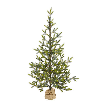 Click here for Nearly Natural 4 Foot Fir With Burlap Base Pre-Lit... prices