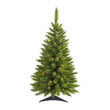 Click here for Nearly Natural 3 Foot Pine In Metal Planter With 1... prices