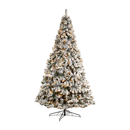 Click here for Nearly Natural 10 Foot West Virginia Flocked Fir W... prices