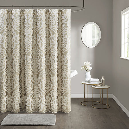 Click here for Madison Park Odette Jacquard Shower Curtain  72 x... prices