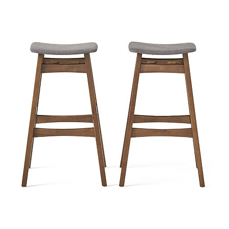 Click here for Emmaline 2-pc. Upholstered Bar Stool  One Size  Gr... prices