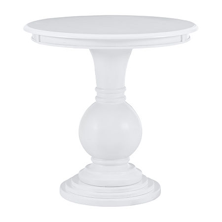 Click here for Adkins Round Accent Table  One Size  White prices