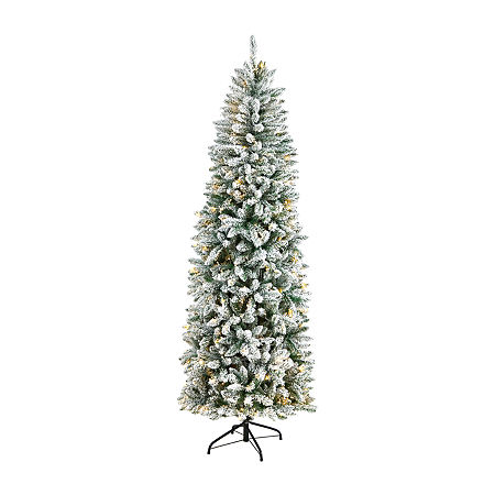 Click here for Nearly Natural 7ft. Slim Montreal Fir Christmas Wi... prices