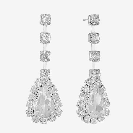 Click here for Monet Jewelry Timeless Silver Tone Womens Glass Hy... prices