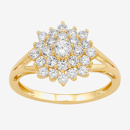 Click here for Sunburst Womens 3/4 CT. T.W. Lab Grown White Diamo... prices