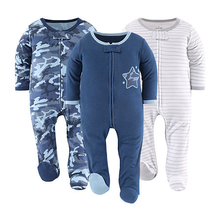 Click here for The Peanutshell Blue Camo Baby Boys 3-pc. Sleep an... prices