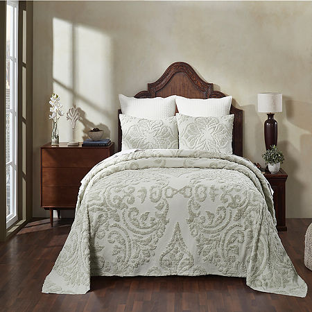 Click here for Better Trends Rylee Bedspread Set  One Size  Green prices