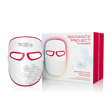 Mirabella Phototherapy 7-Color Led Facial Mask with Near Infrared - Open White