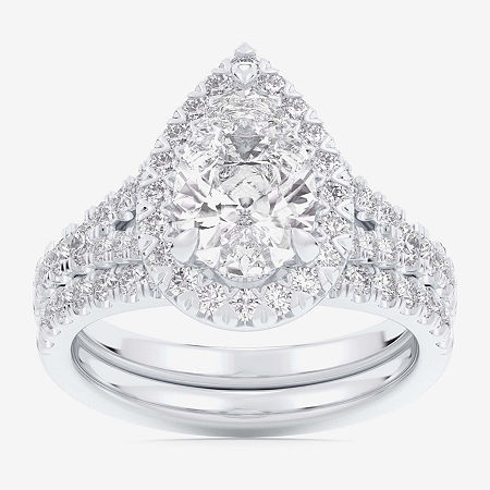 Click here for (G-H / Si1-Si2) Womens 1 5/8 CT. T.W. Lab Grown Wh... prices