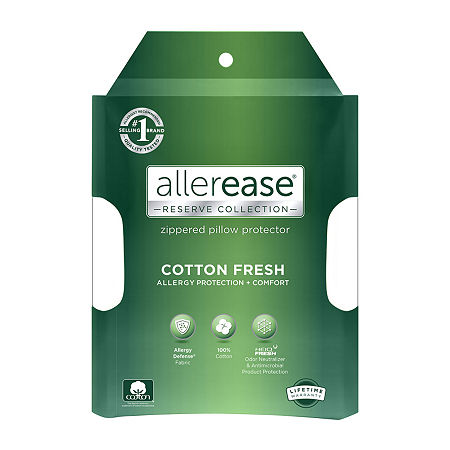 Click here for Allerease Cotton Fresh Pillow Protector  One Size... prices